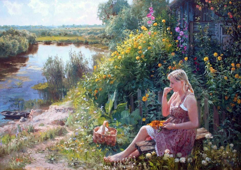 Vladimir Zhdanov, 1959 | Siberian landscape painter | Tutt'Art ...